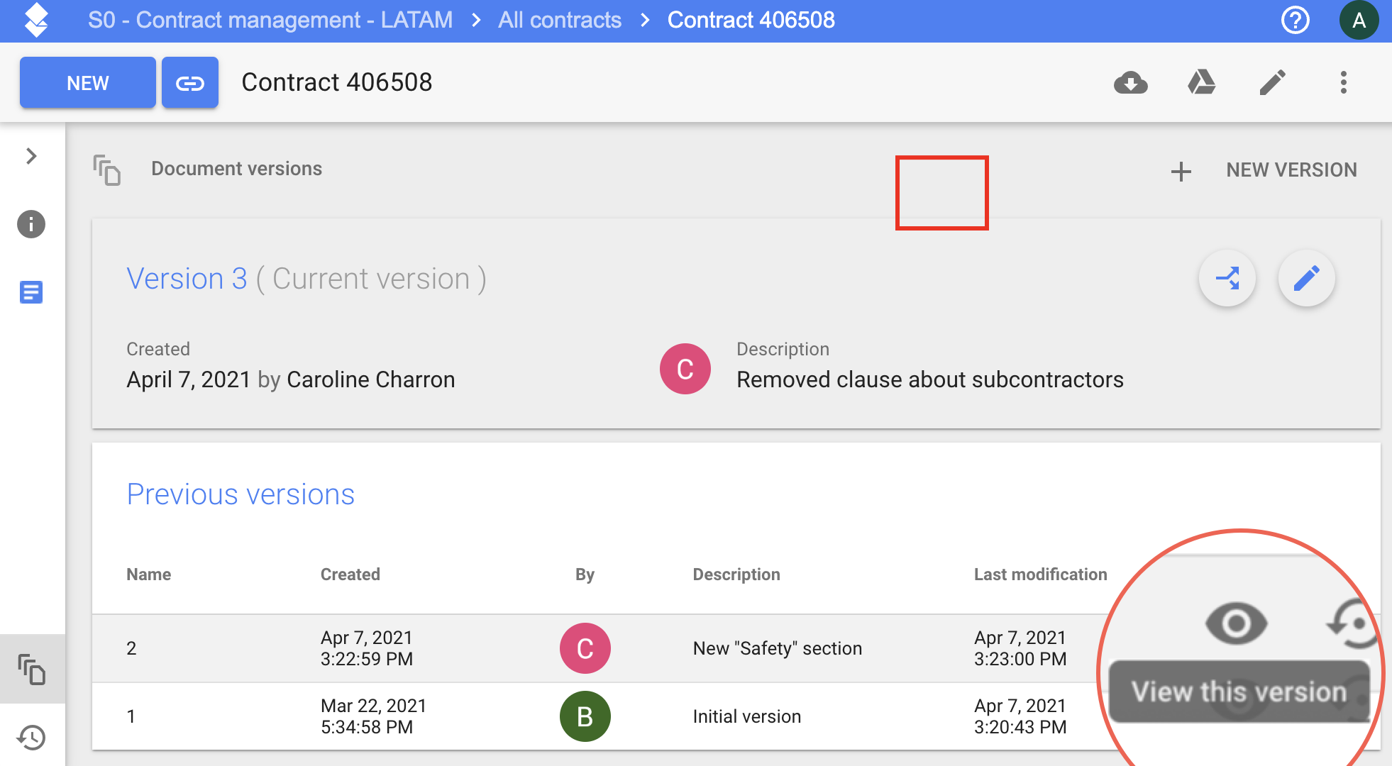 Manage Document Versions In Aodocs Libraries Aodocs Knowledge Base