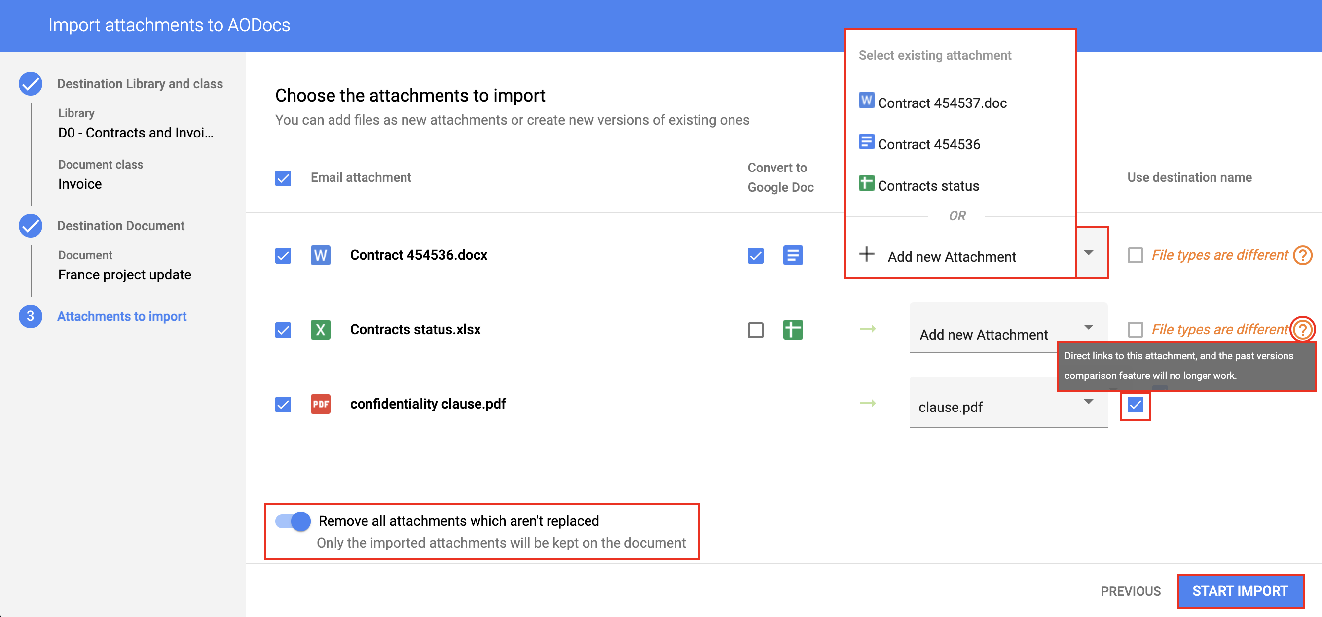 Export a Gmail message you received into an AODocs library – AODocs Knowledge Base