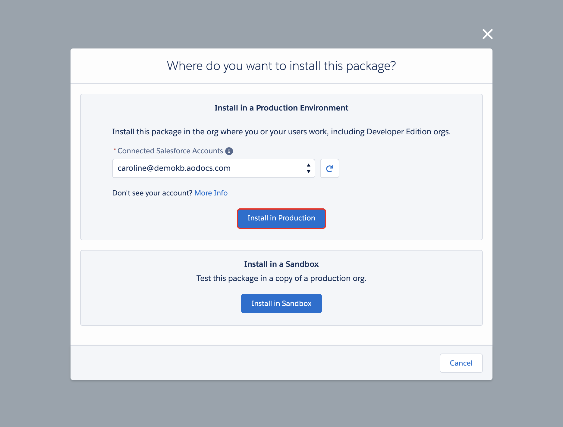 Install And Set Up The Aodocs Salesforce Connector Aodocs Knowledge Base