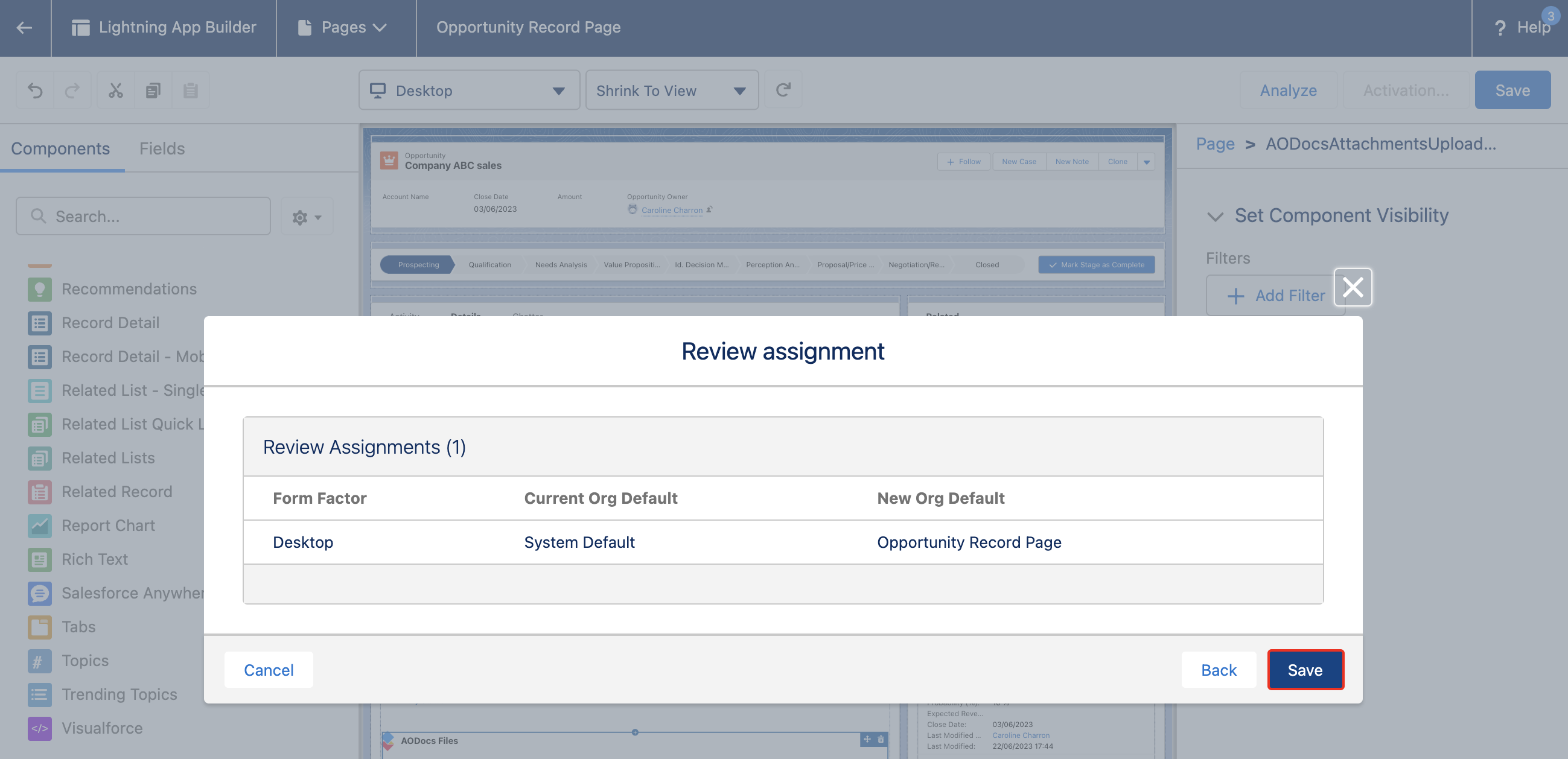 Install And Set Up The Aodocs Salesforce Connector Aodocs Knowledge Base