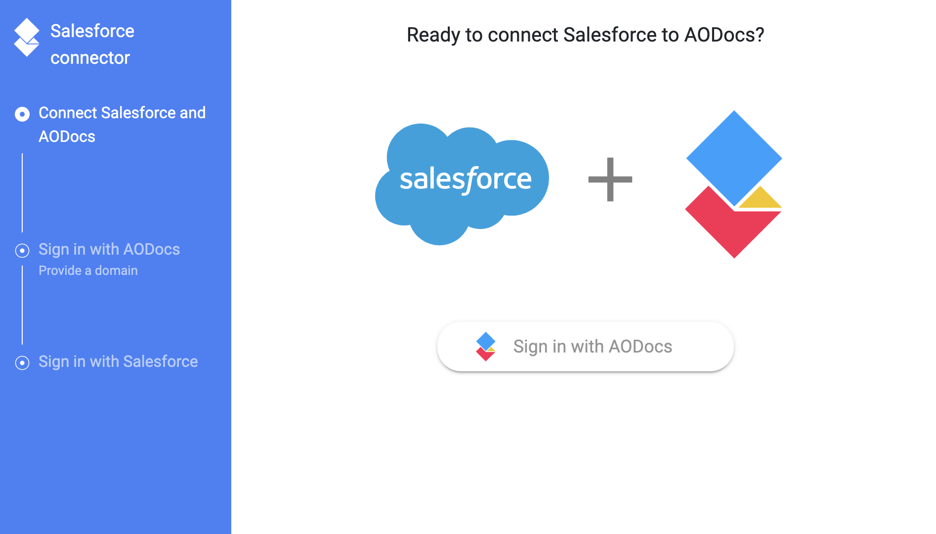 Create Rules With The Aodocs Salesforce Connector Aodocs Knowledge Base