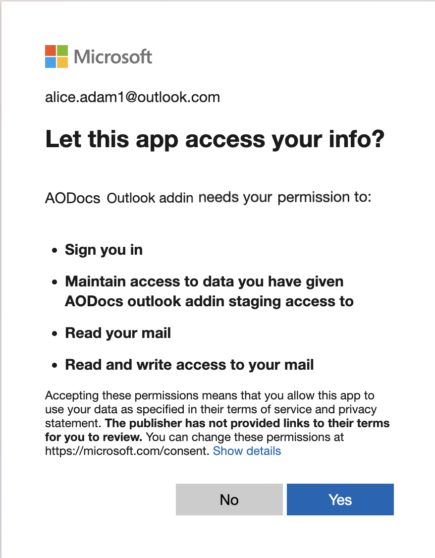 Install The Outlook Add In Individually Aodocs Knowledge Base