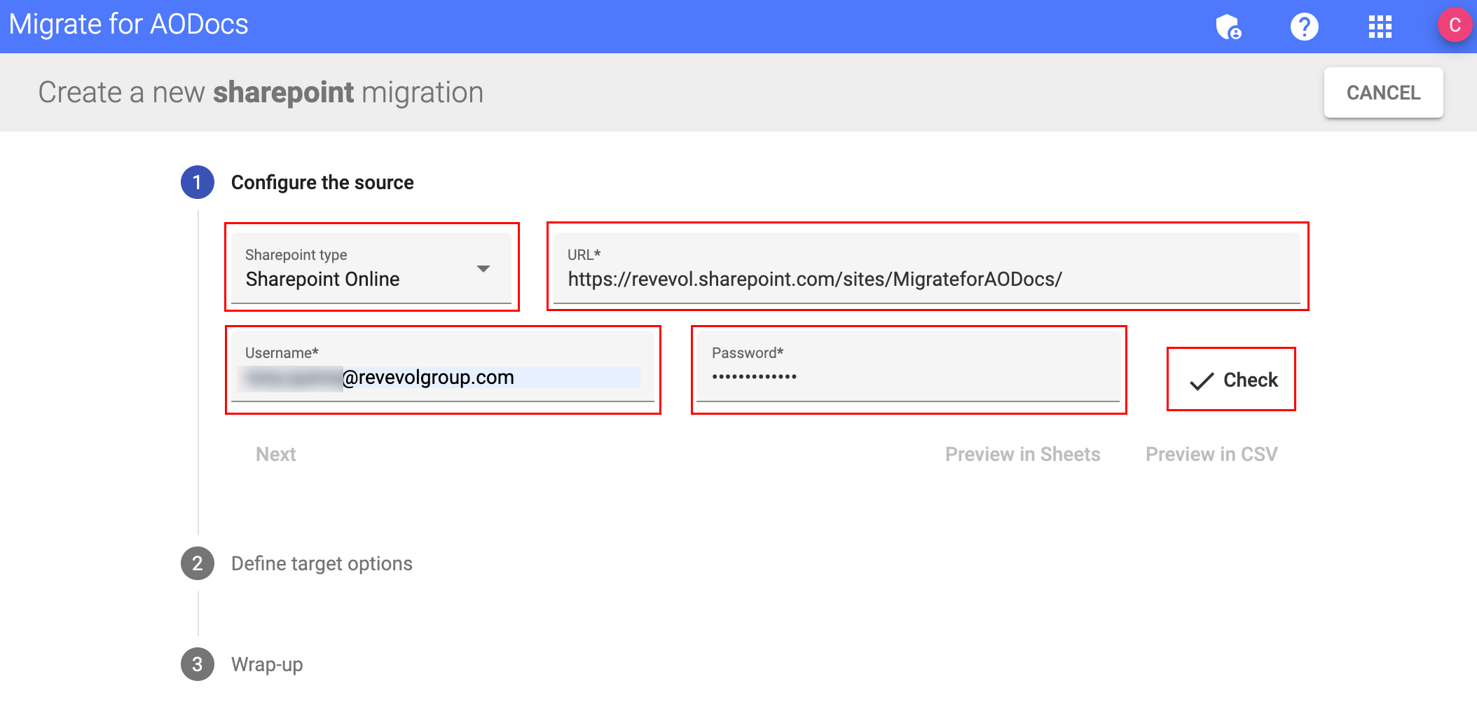 Configure migrations from SharePoint – AODocs Knowledge Base