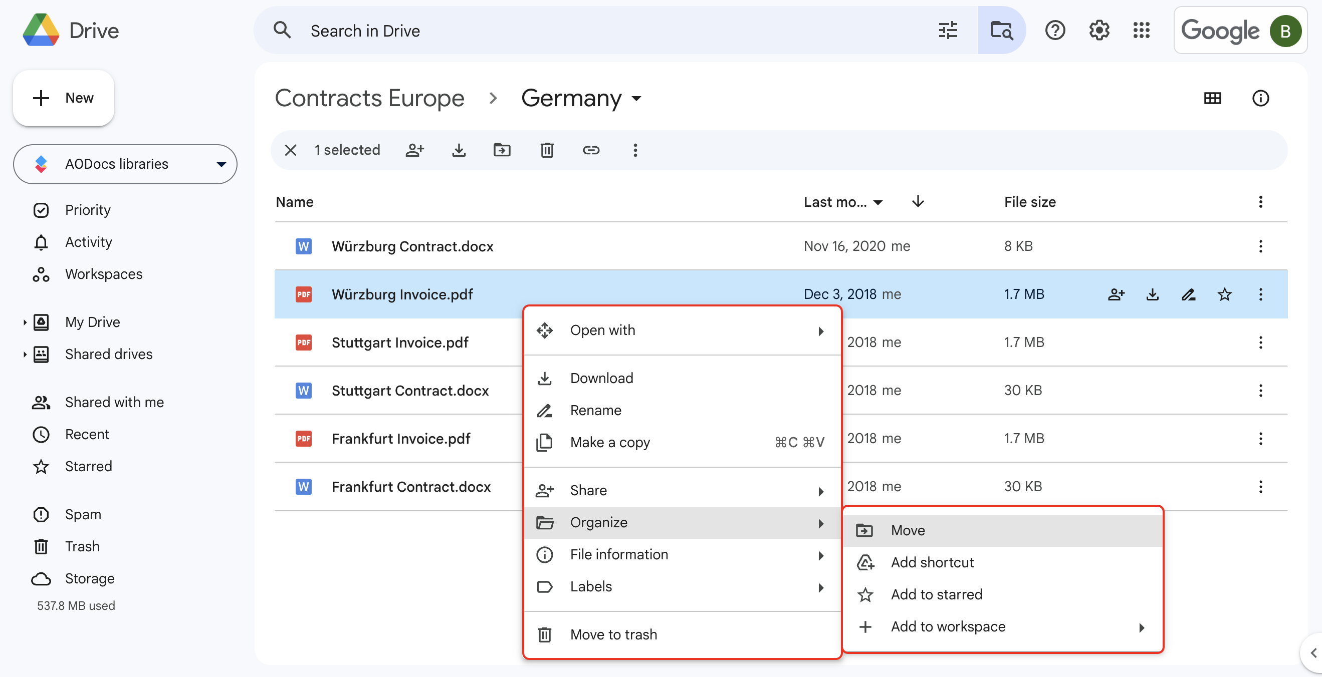 Move Files Or Folders From Shared Drives To Aodocs Libraries Aodocs Knowledge Base