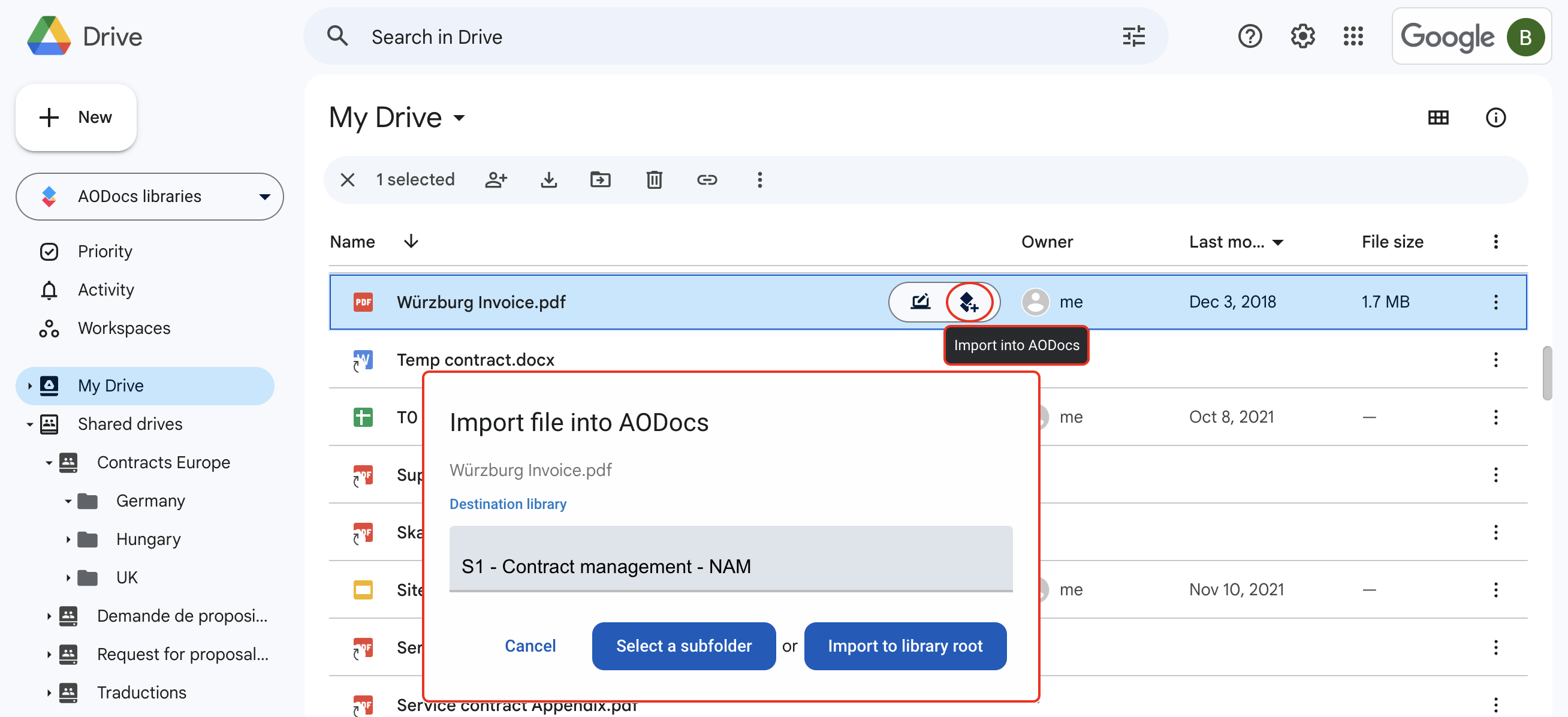 Move Files Or Folders From Shared Drives To Aodocs Libraries Aodocs Knowledge Base
