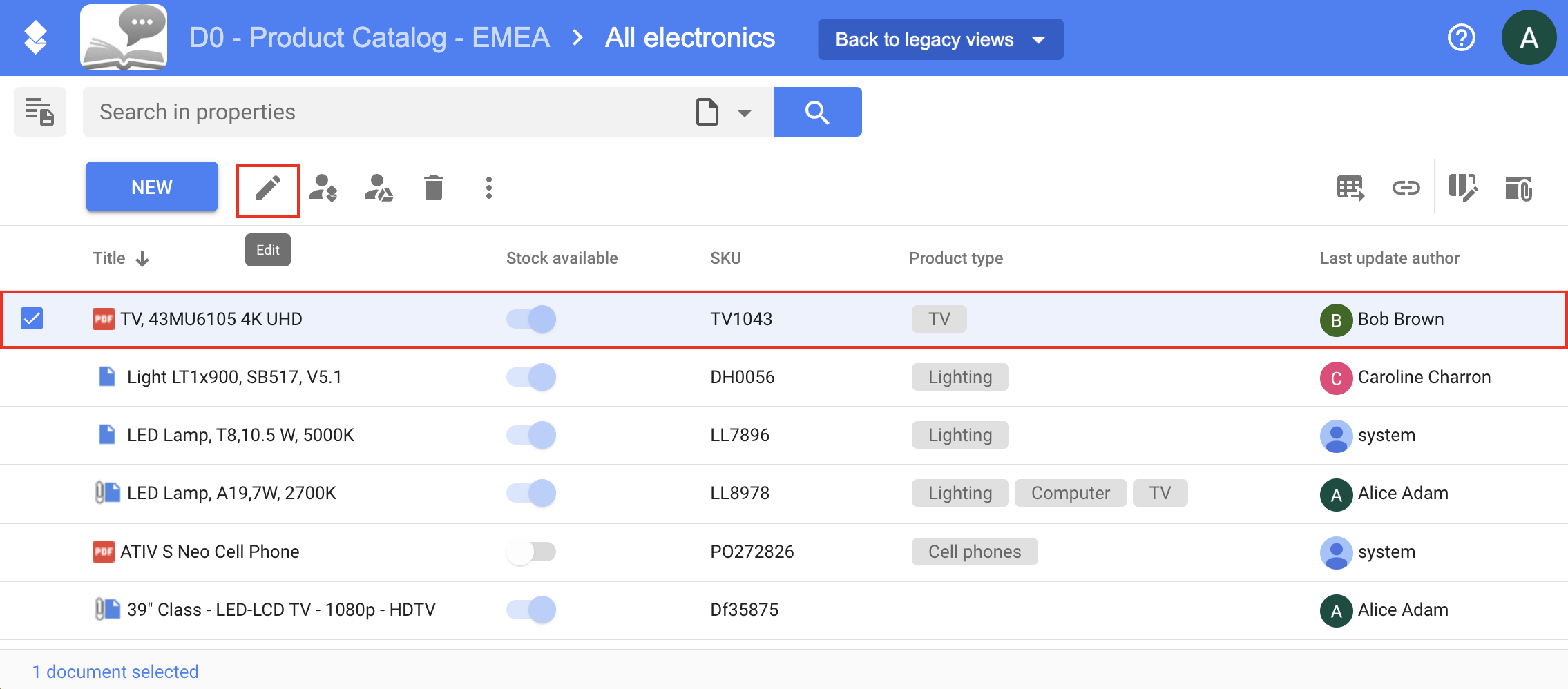 Edit custom properties – AODocs Knowledge Base
