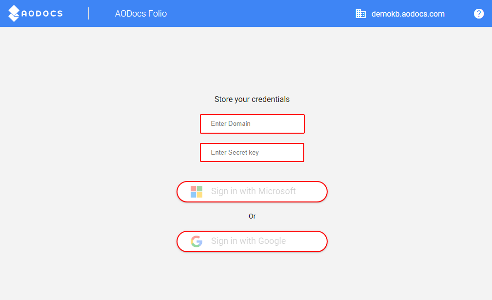 Set up Folio on your domain – AODocs Knowledge Base