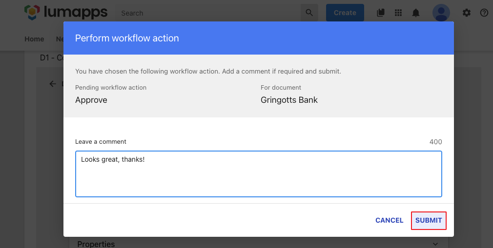 View Aodocs Documents In Lumapps Aodocs Knowledge Base