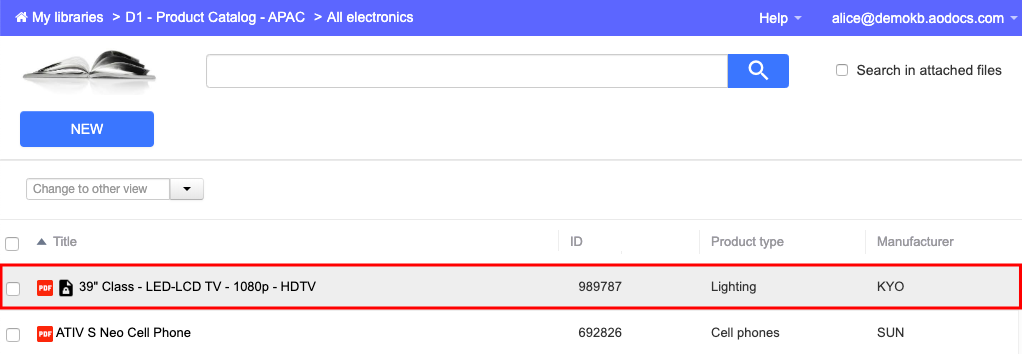 Check out a document: create a draft version – AODocs Knowledge Base