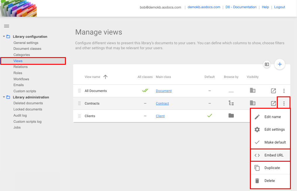 Insert a view into a Google Site – AODocs Knowledge Base