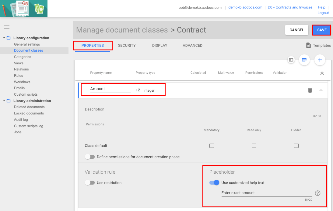 Configure Help Text For Custom Properties Aodocs Knowledge Base 