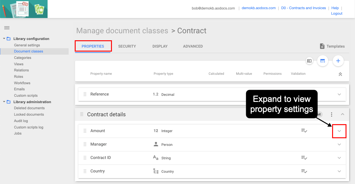 Configure Data Validation For Custom Properties Aodocs Knowledge Base