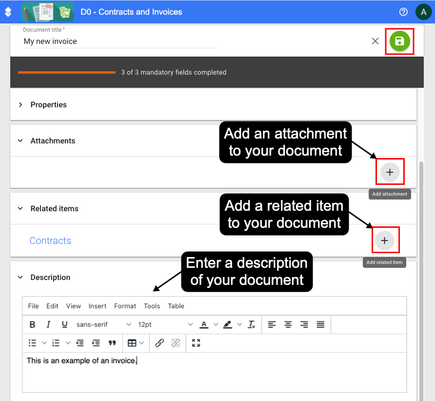 Create documents in Document Management libraries – AODocs Knowledge Base