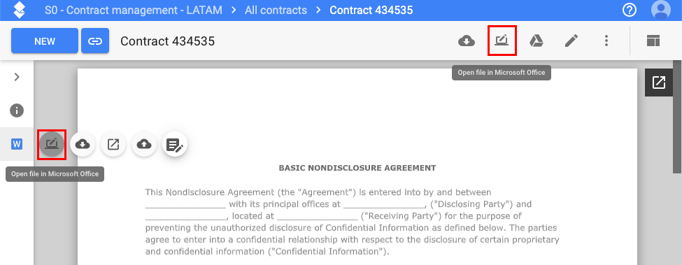 Work with attached Microsoft Office files in libraries using Google Drive – AODocs Knowledge Base