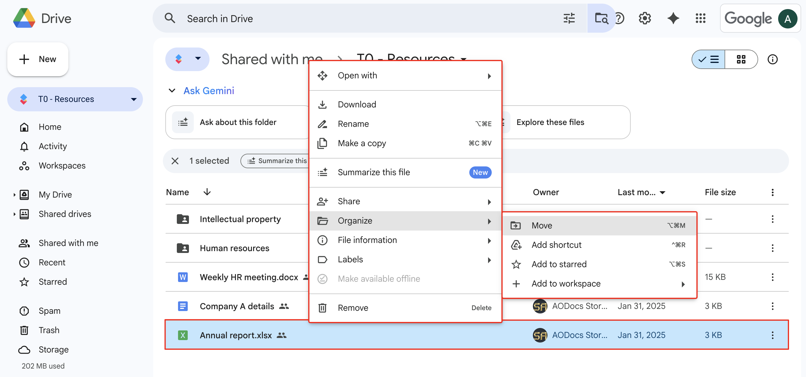 Move files and folders in Team Folders and Secured Folders – AODocs ...