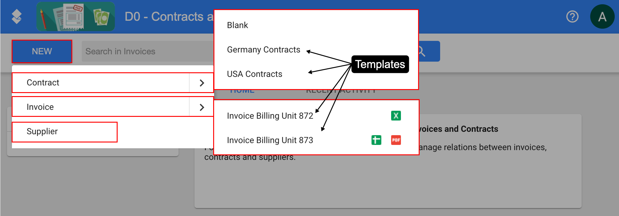 Create documents from a template – AODocs Knowledge Base