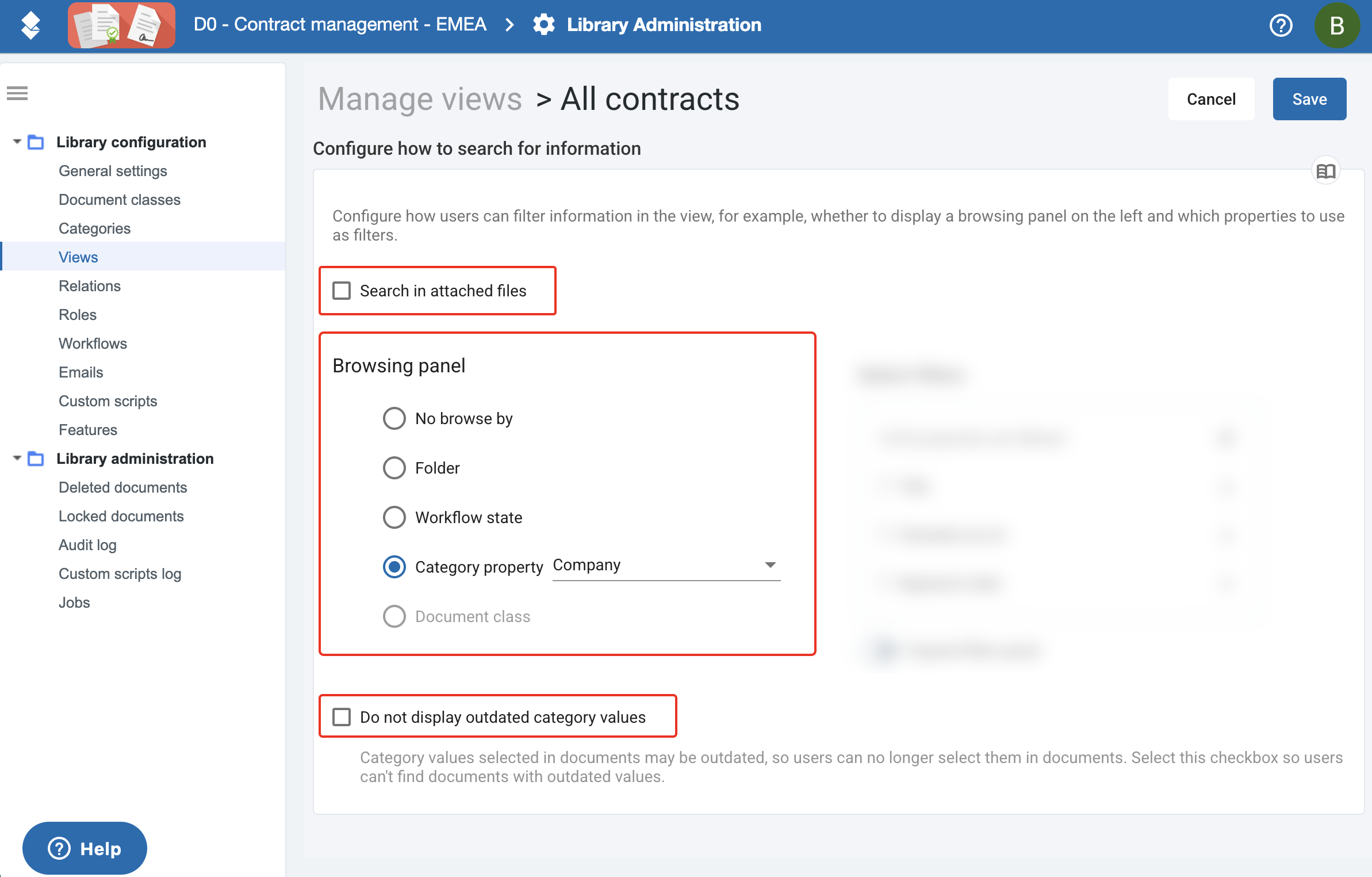 Configure views in the legacy library administration – AODocs Knowledge ...